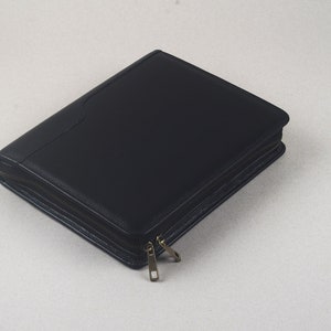 Leather iPad Mini Portfolio Case: A5 Notepad Organizer - Etsy