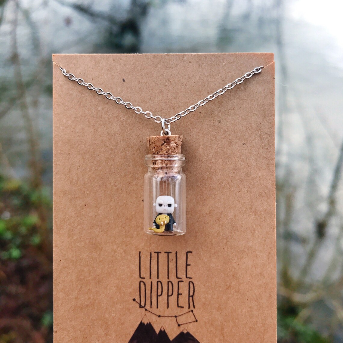 Dark Lord Miniature Bottle Necklace - Etsy