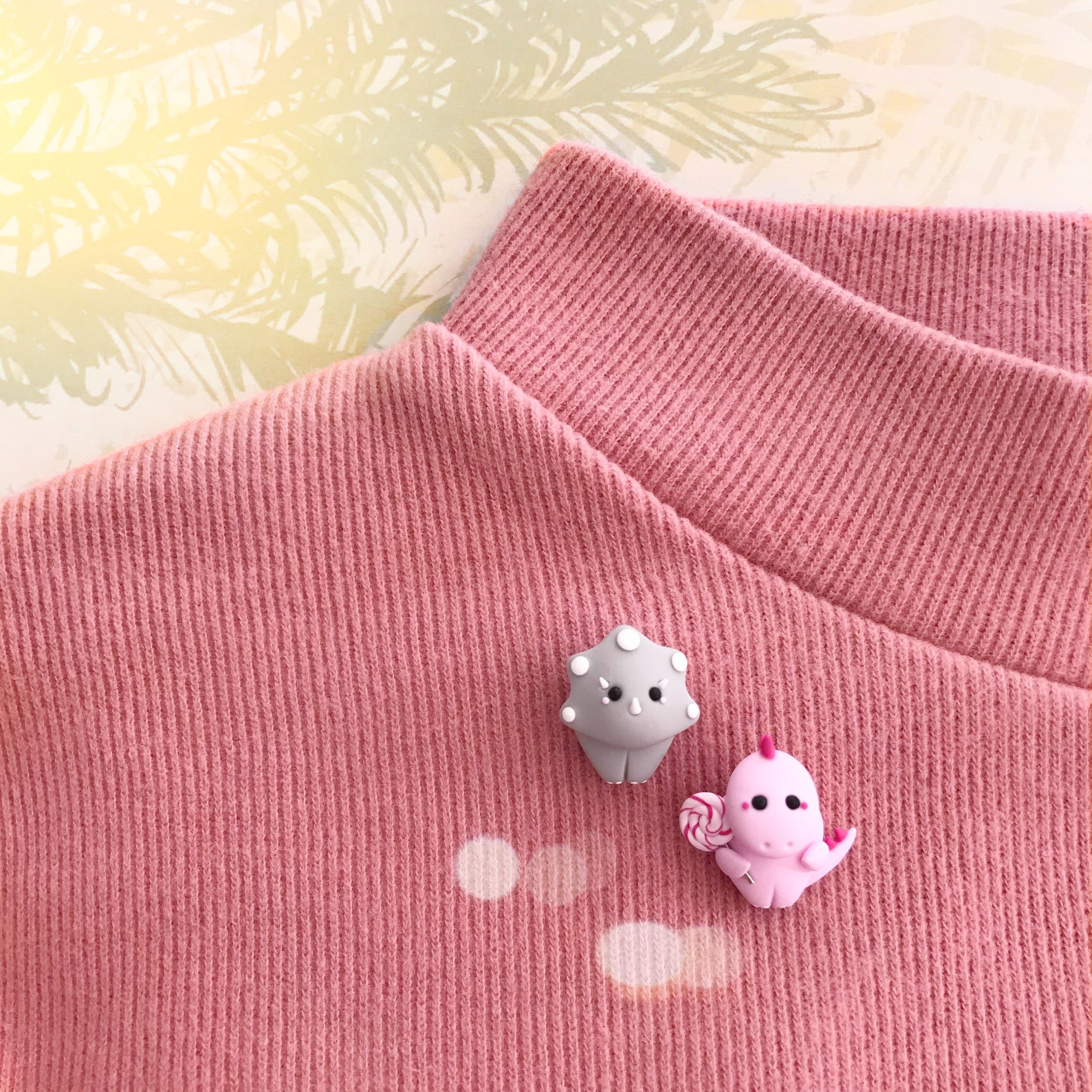 Cute Kawaii Dinosaur pinkasaurus Pin | Etsy