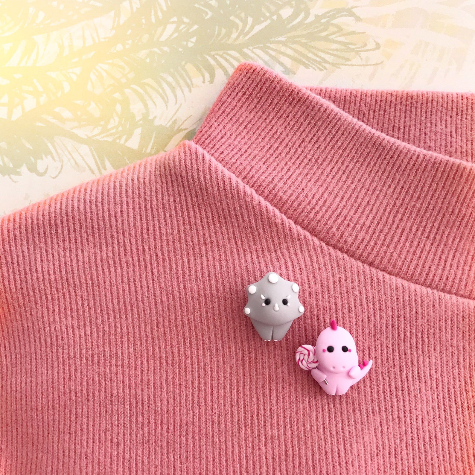 Cute Kawaii Dinosaur pinkasaurus Pin - Etsy