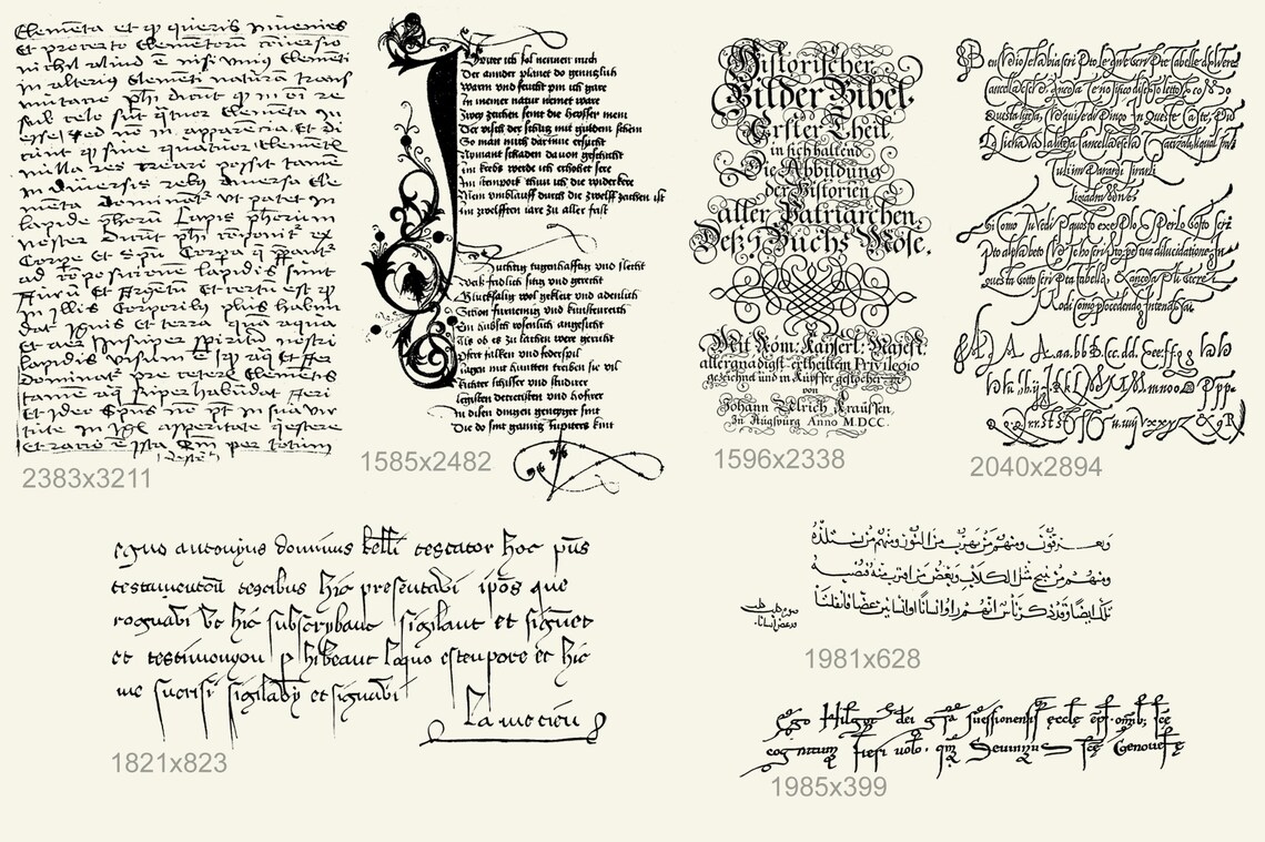 Text Overlays for Photoshop - Scripts of the World 2 - Etsy Canada
