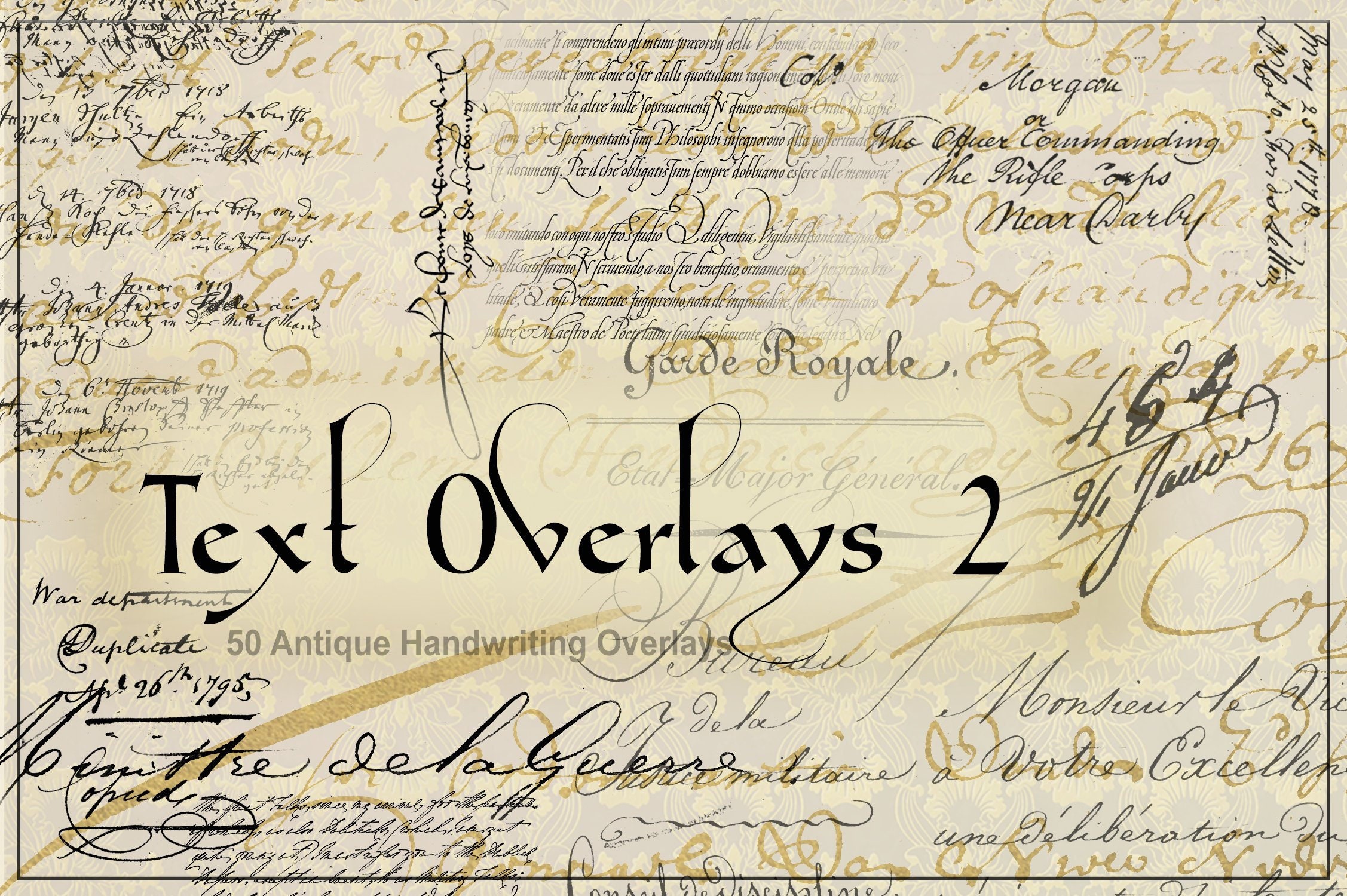 Romantic Handwriting Overlays for Photoshop - Etsy