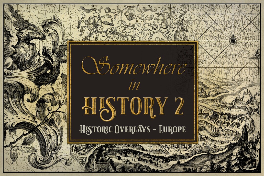Historic Photoshop Overlays: European History 2 - Etsy