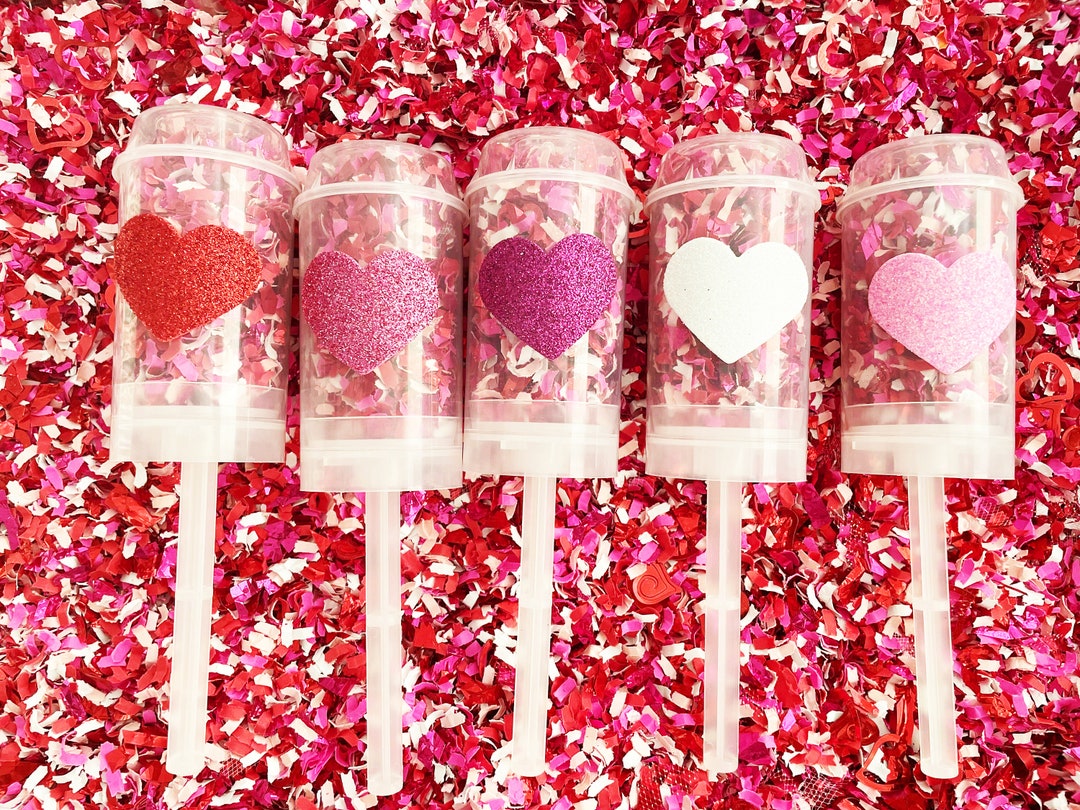 Valentine's Day Confetti Popper / Valentine's Day Party Favor ...