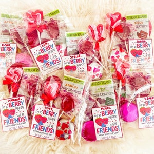 Berry Happy We're Friends / Valentine Printable / School Valentine ...