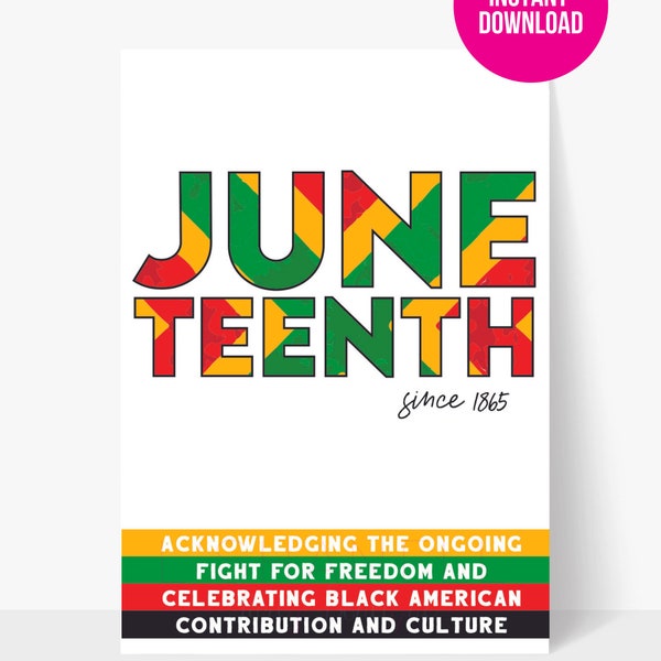 Juneteenth Poster - Etsy