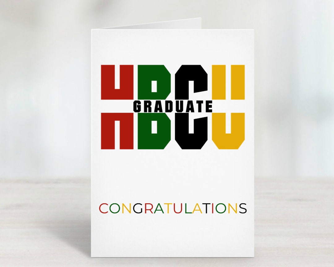 Printable Graduation Card / Hbcu Graduate / Congratulations - Etsy