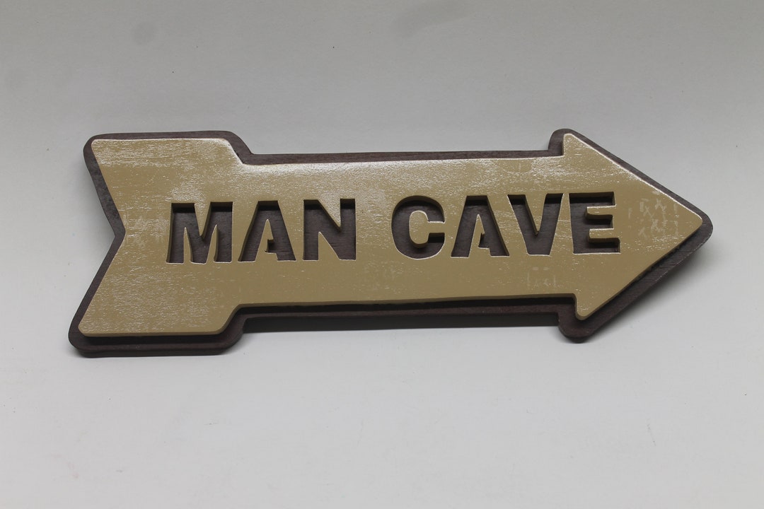 Handcrafted Painted Poplar Sign for the Ultimate Man Cave, Woman Cave ...