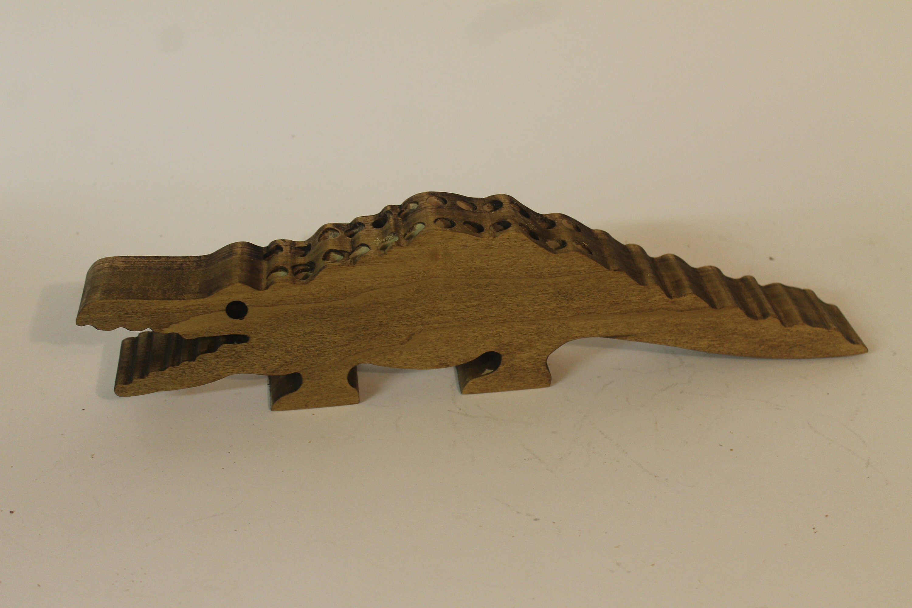 Alligator Shaped Crayon Holder. Handmade From Solid Poplar 24 | Etsy