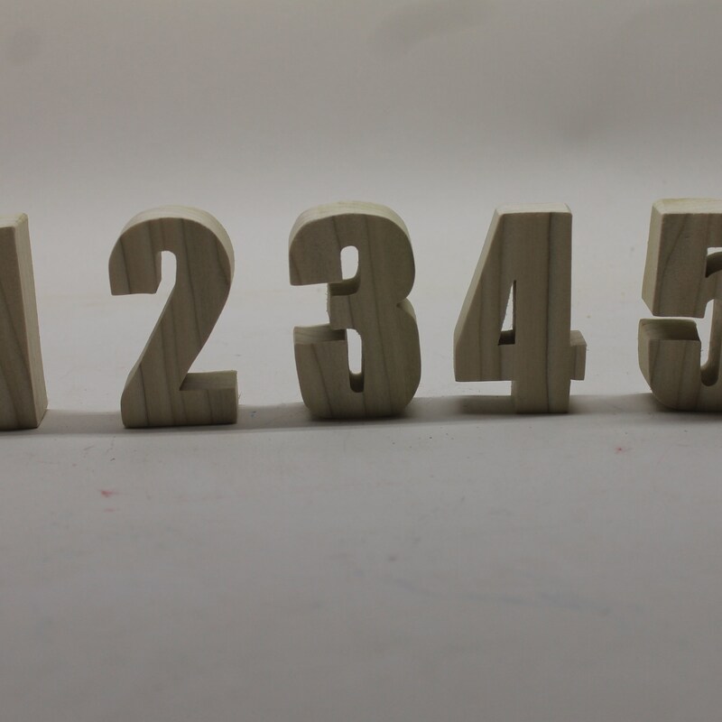 Wood Numbers - Etsy