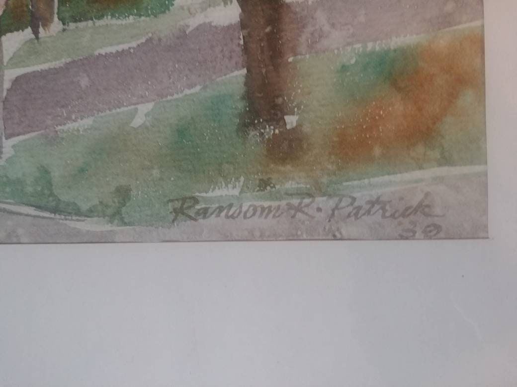 1939 Seattle Northwest School Artist Ransom Rathbone Patrick Fine Art ...