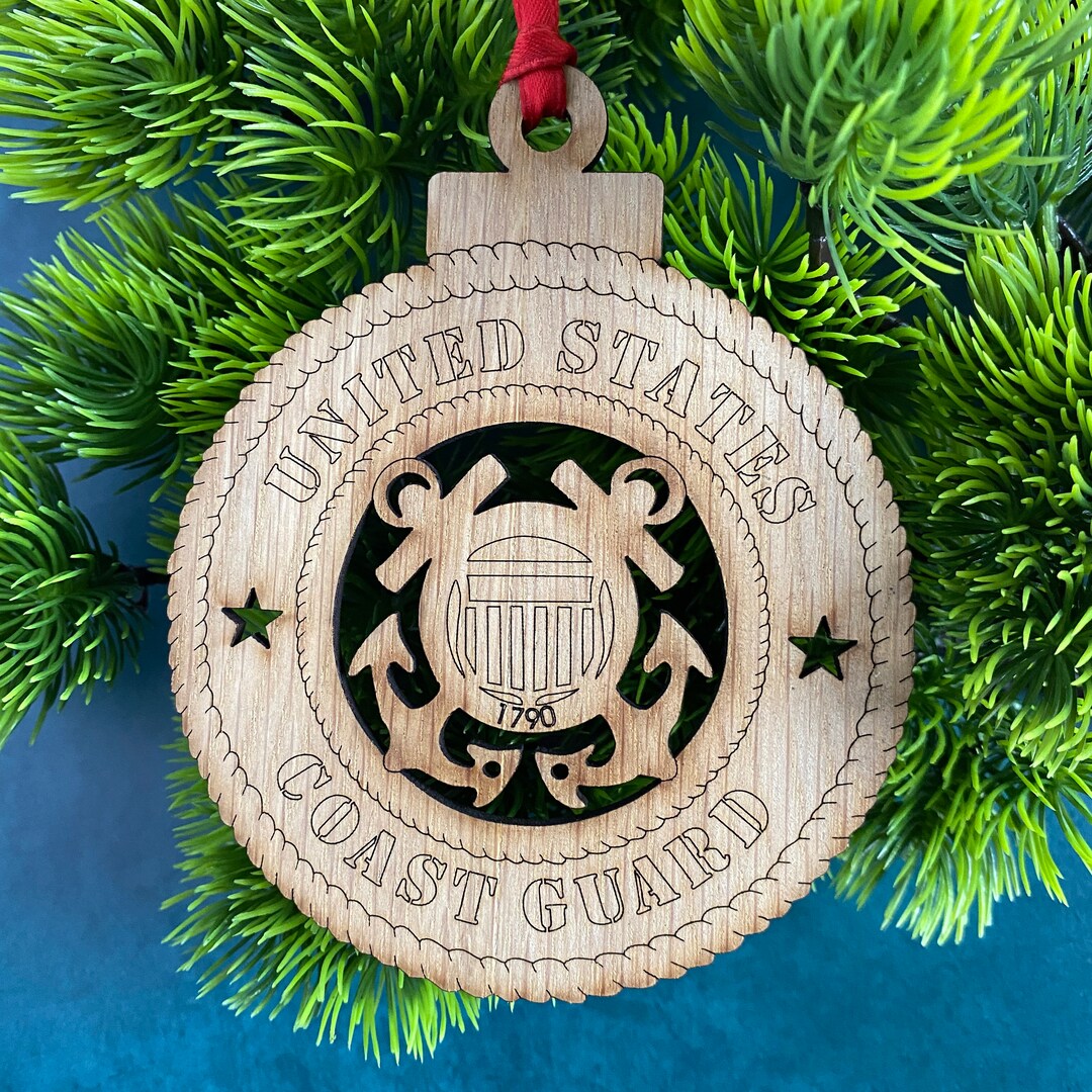 Laser Cut Military Emblem Ornament | Wooden Ornament | Military ...