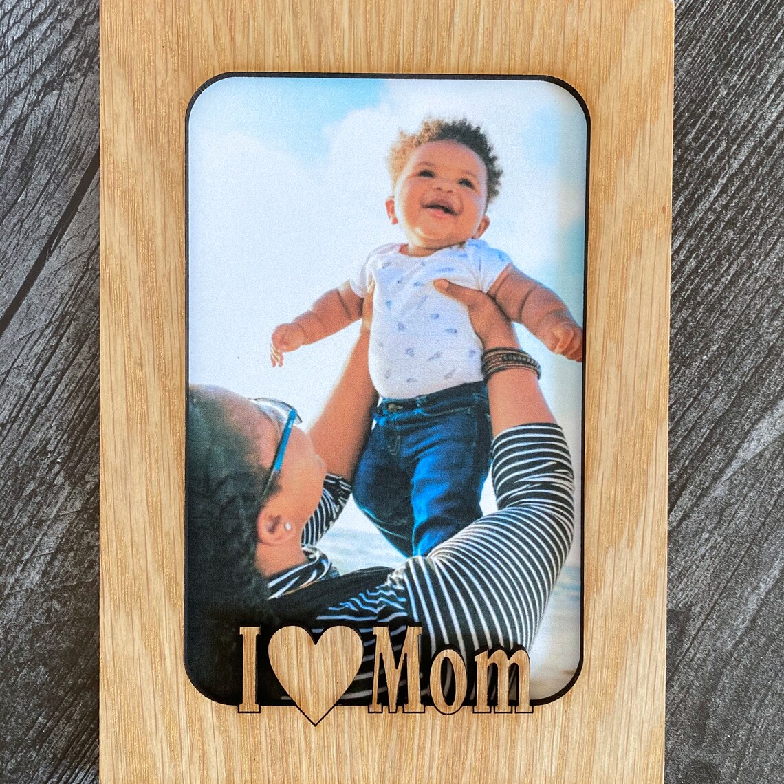 I 3 Mom Photo Mat Insert for Your Frame I Love Mom - Etsy