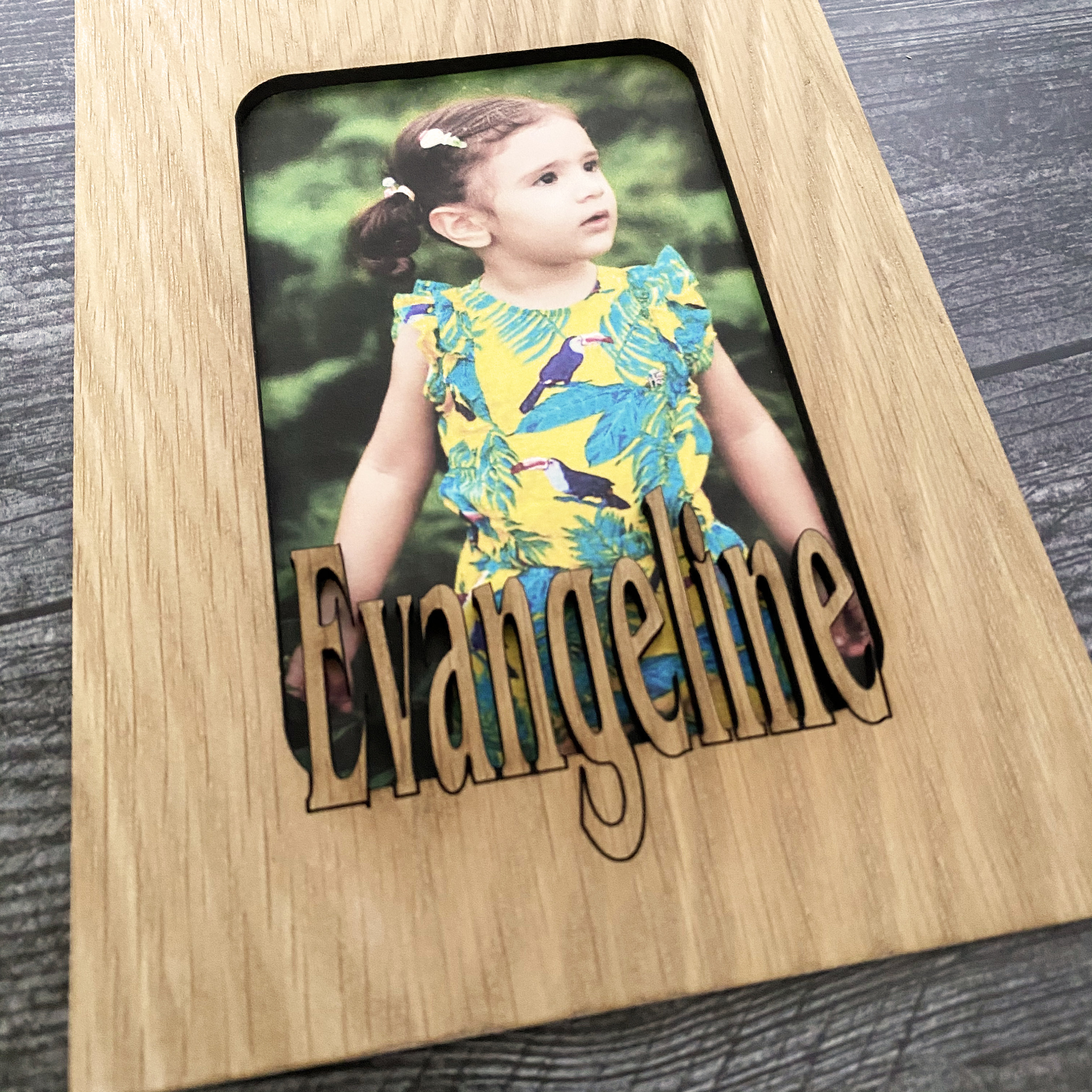 Personalized 5x7 Name Mat | Photo Mat Insert for Picture Frames | Laser ...
