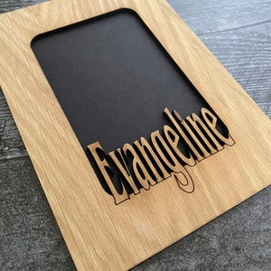 Personalized 5x7 Name Mat | Photo Mat Insert for Picture Frames | Laser ...