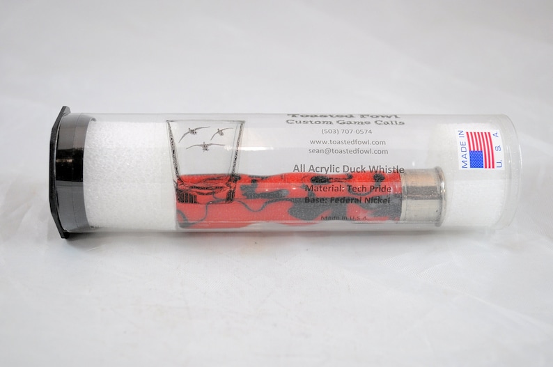 Duck Call Acrylic Duck Whistle Tech Pride Nickel Base | Etsy
