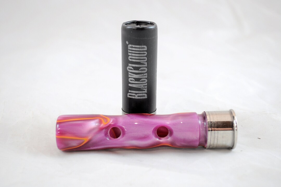 Duck Call - Acrylic Duck Whistle - Purple Neon - Nickel Base - Etsy