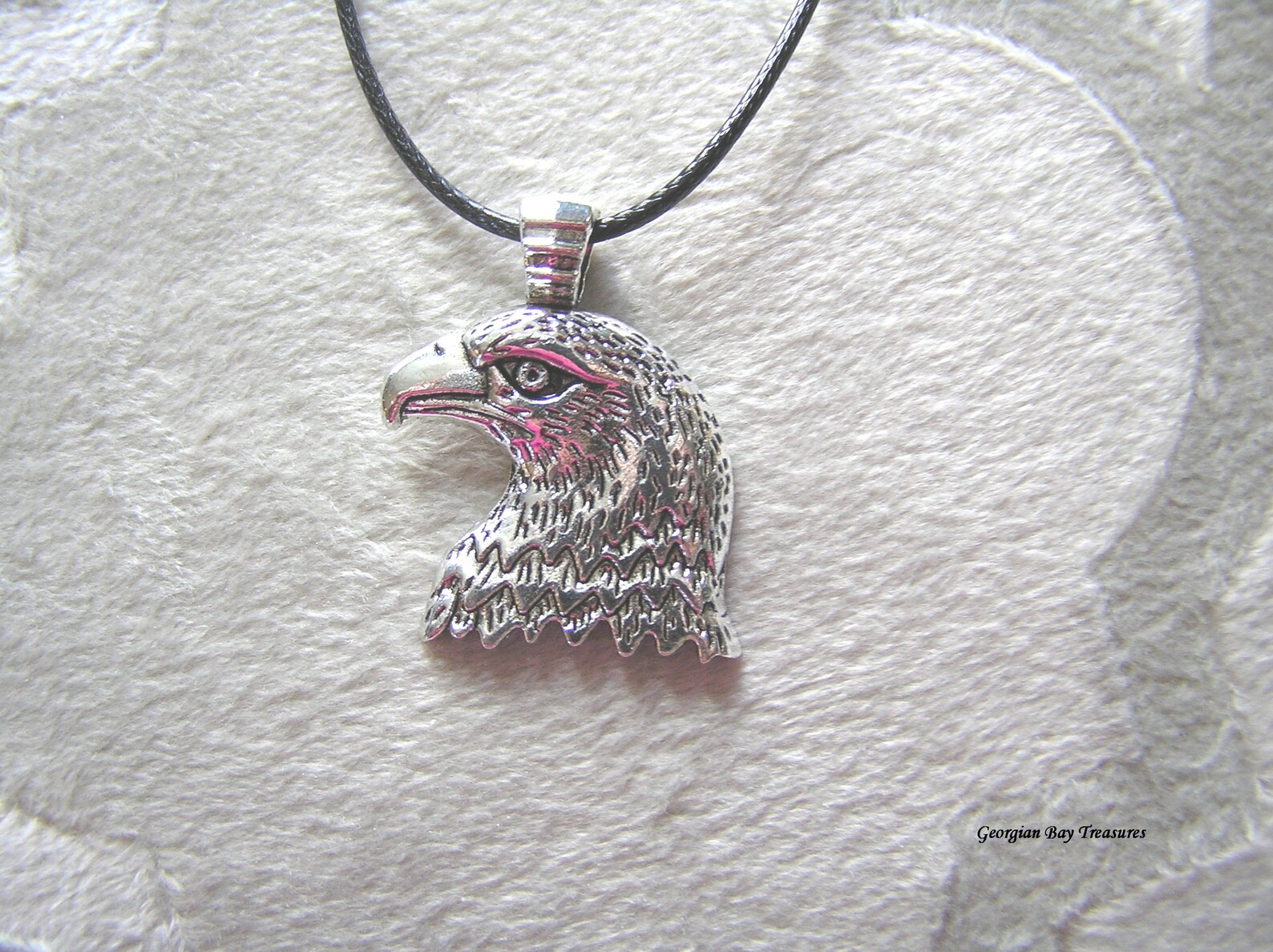Eagle Pendant With Cord, Spirit Animal Totem, Bird and Nature Lovers ...