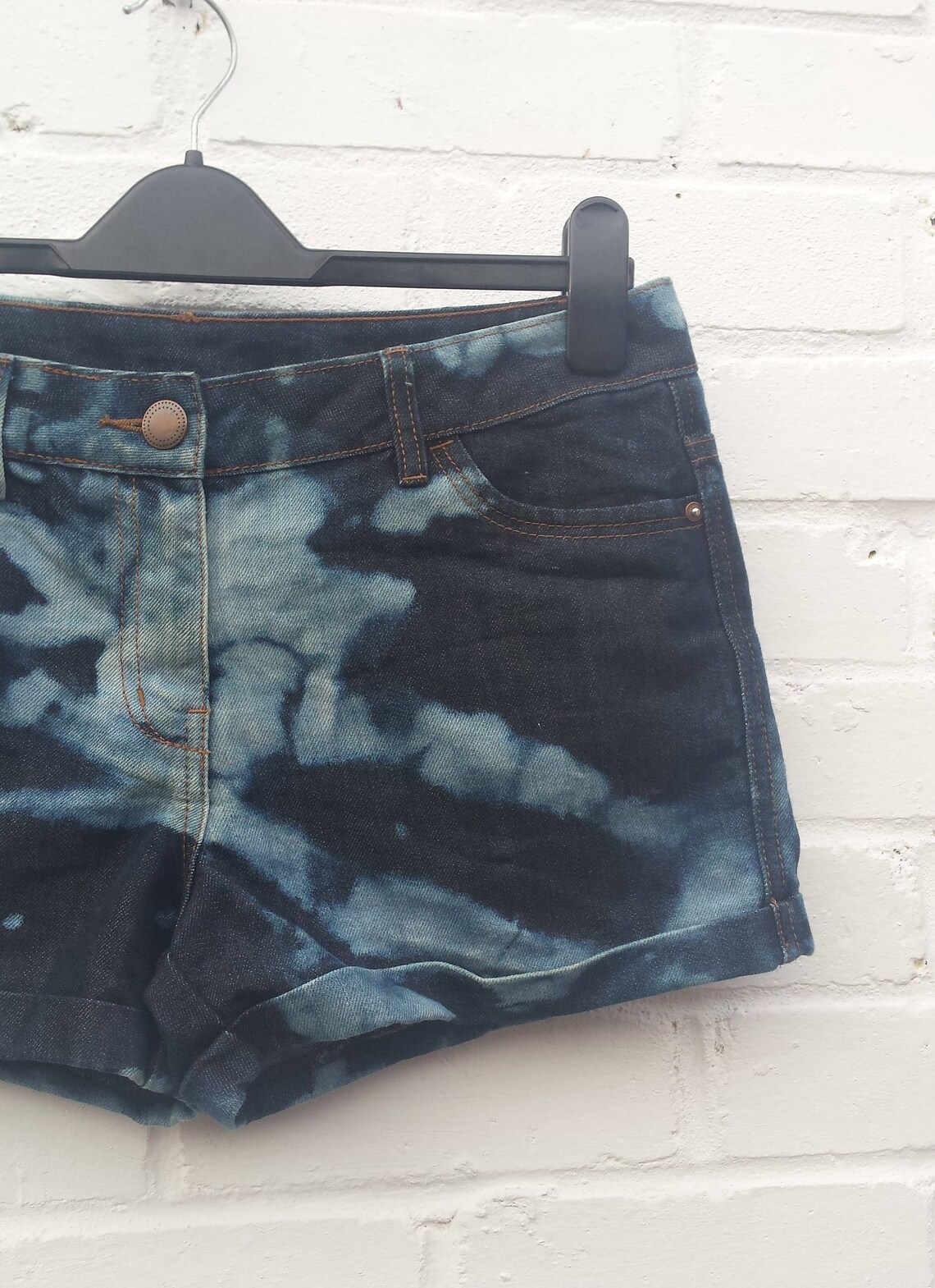 Upcycled Denim Shorts to Fit UK Size 10 or US Size 6 - Etsy