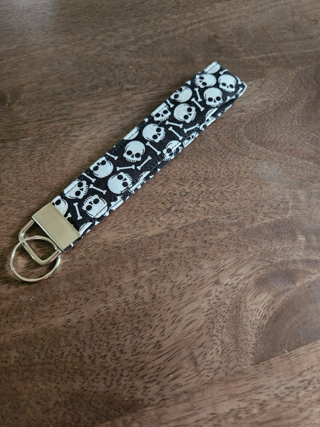 Bones-keychain Wristlet, Keyfob, Keyring, Keychain, Bracelet, Fabric ...