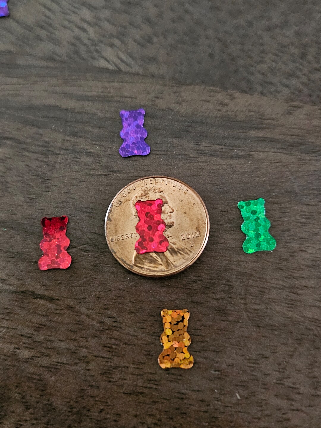 Gummy Bear-shaped, Glitter, Confetti, Epoxy, Resin, Candy, Yummy ...