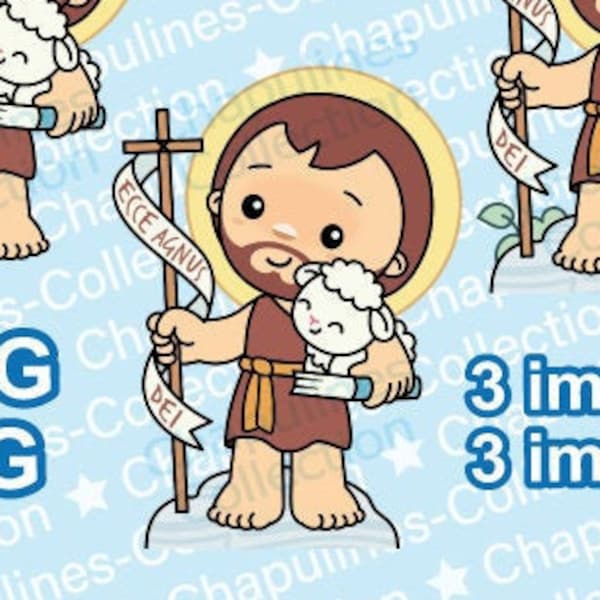 St. John the Baptist Clipart - Etsy