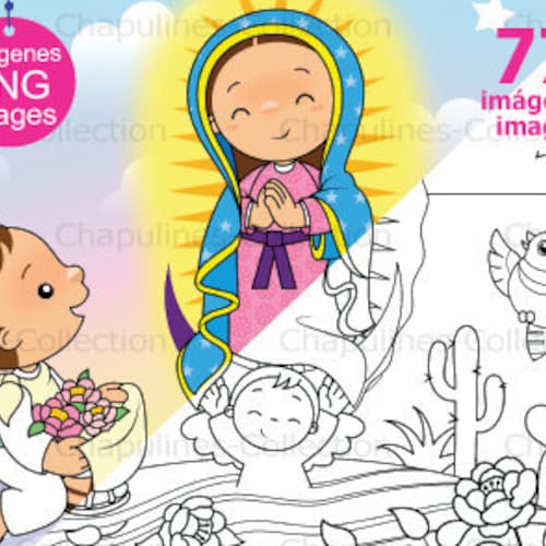 Nativity Clipart Bundle Color and Black/white Sets 215 and - Etsy