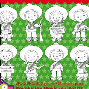 mexican revolution coloring pages