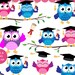Graduation Owls Clipart, Colorful Owls Images, School Clipart ...