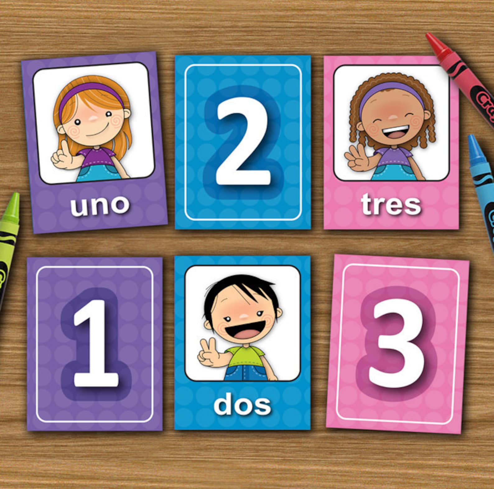 Tarjetas de Números Imprimibles en Español DIY Juego de - Etsy México