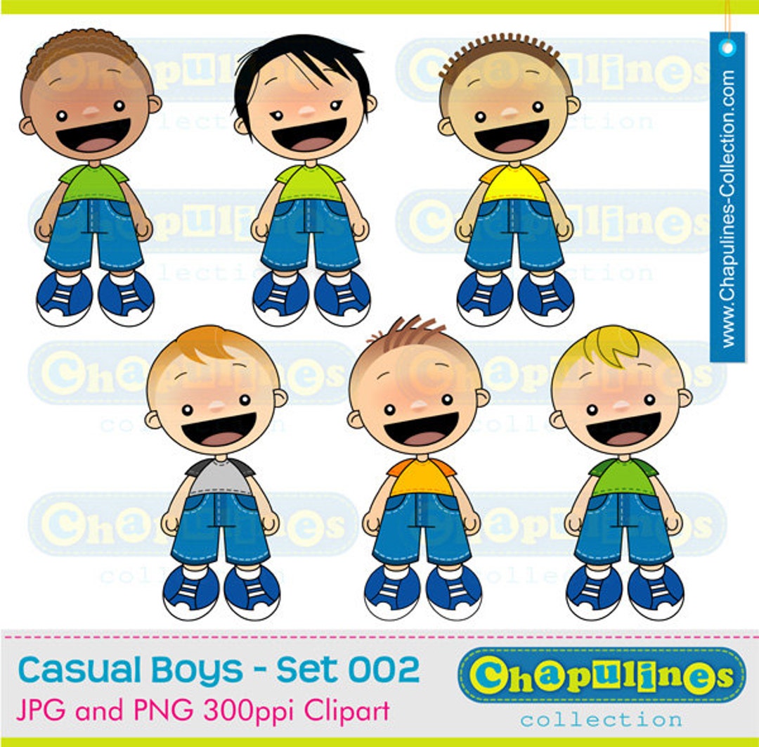 Clipart Boys Jeans, School Clipart, Kids Clipart, Boys Illustrations ...