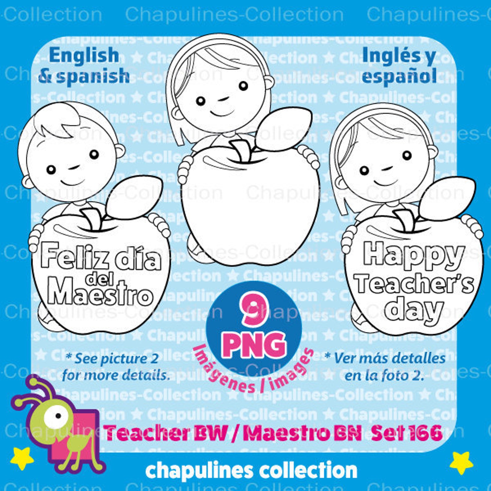 Teacher's Day Clipart Teacher Appreciation Day Apple - Etsy