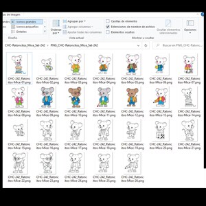 The Tooth Mouse Family Clipart, Color and Black/white, Familia Del ...