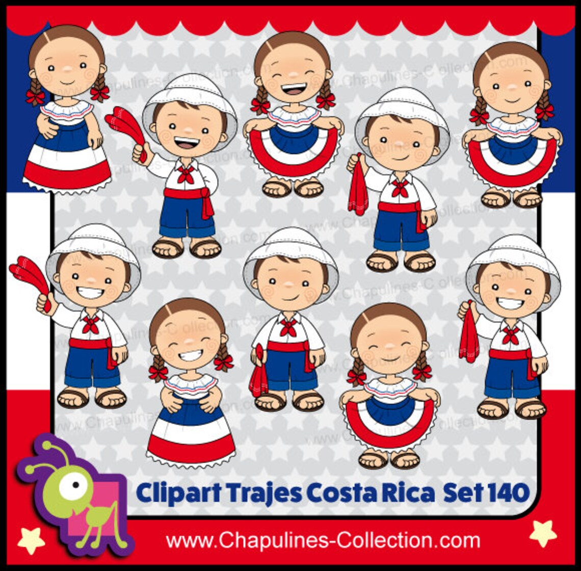 Clipart Costa Rica, PNG Images Set 140 - Etsy Canada