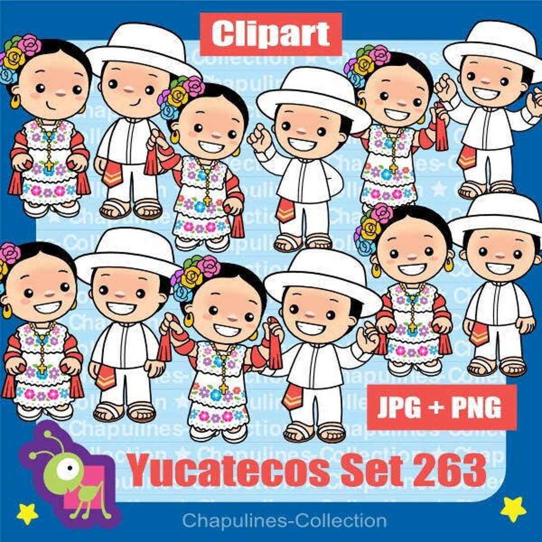 Yucatecos Clipart Set 263 - Etsy