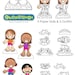 Paper Dolls Printable Seasons of the Year Girls Full Color Set 021 - Etsy