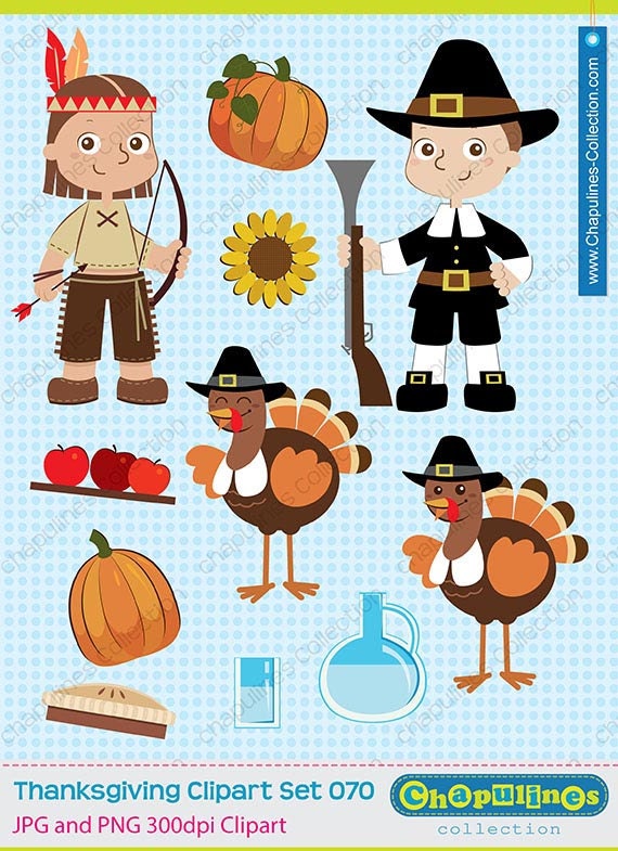 Native Americans And Pilgrims Clipart