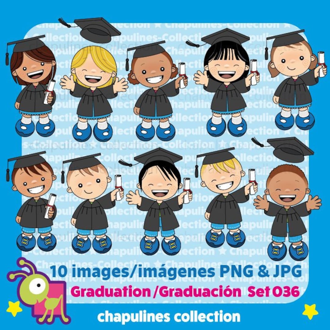 Graduation Clip Art, School Clipart, School Illustrations, Kindergarten ...