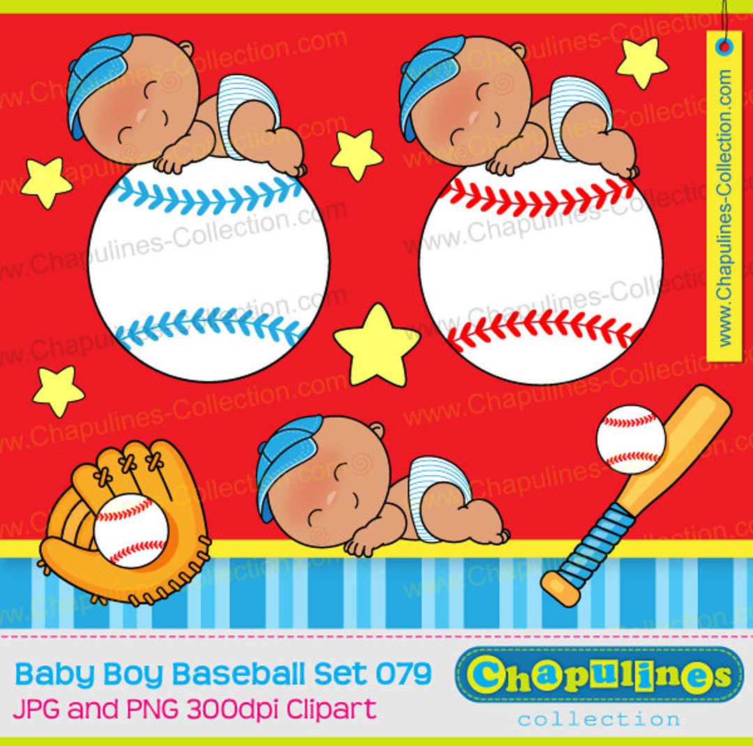 Baby Boy Baseball Clipart, Baby Shower Clipart, Baby Baseball, Baby ...