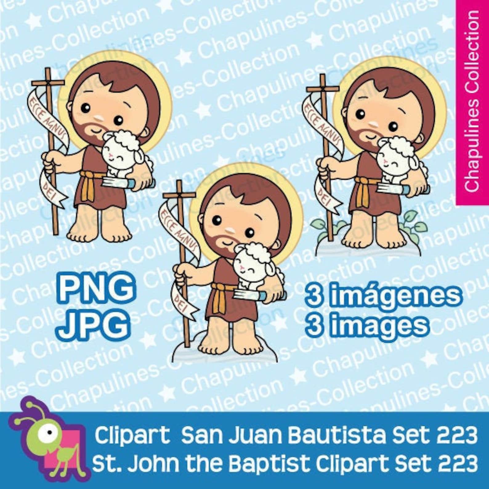 Clipart St. John the Baptist Set 223 Instant Download - Etsy