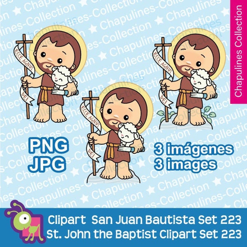 Clipart St. John the Baptist Set 223 Instant Download - Etsy