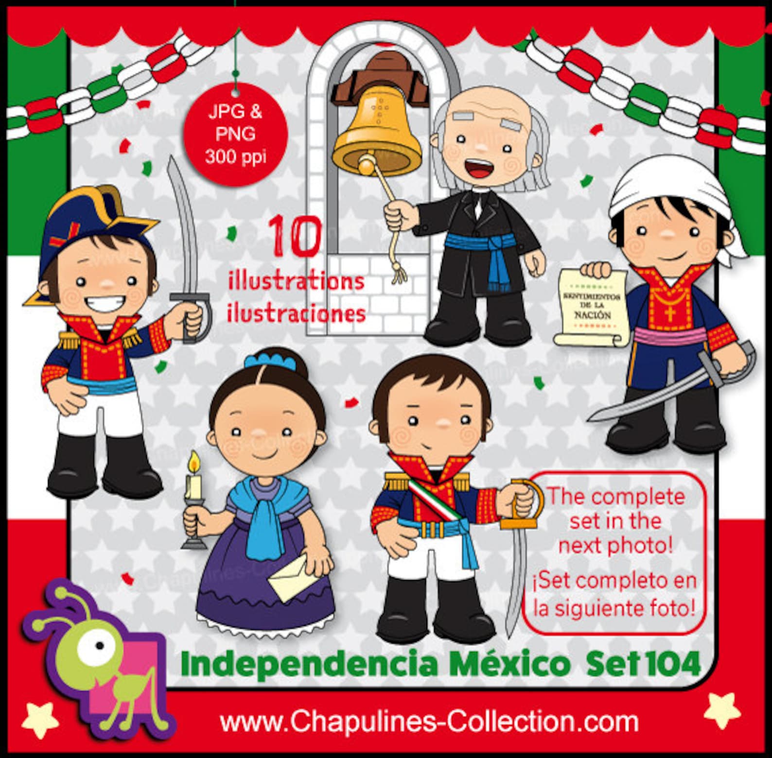 Mexican Independence Clip Art, Heroes, Mexico Clipart Kids, School ...