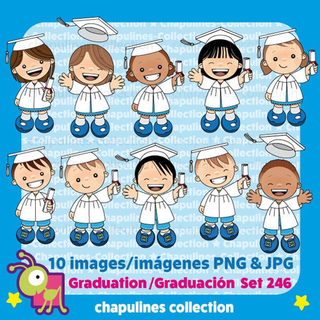 Graduation Clip Art, White Gown, School Clipart, School Illustrations ...