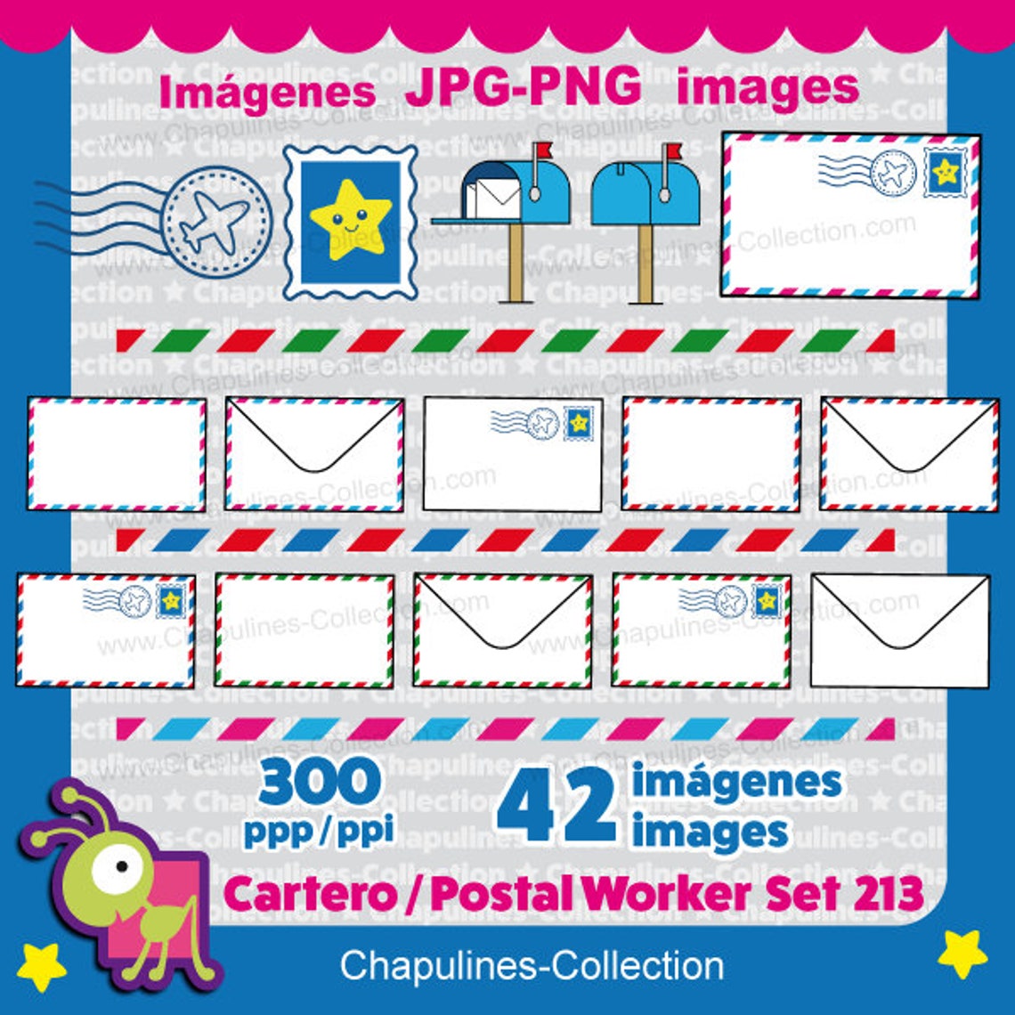 Postal Worker Clipart Mailman Mailwoman Mail Carrier Mail - Etsy