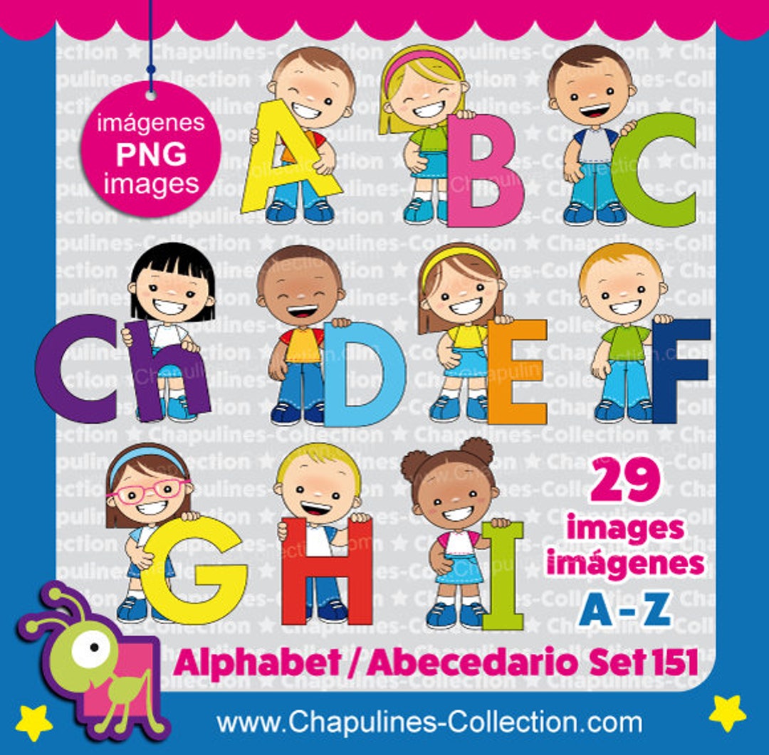 Alphabet Clip Art, From A to Z, PNG Images, Set 151 - Etsy Canada