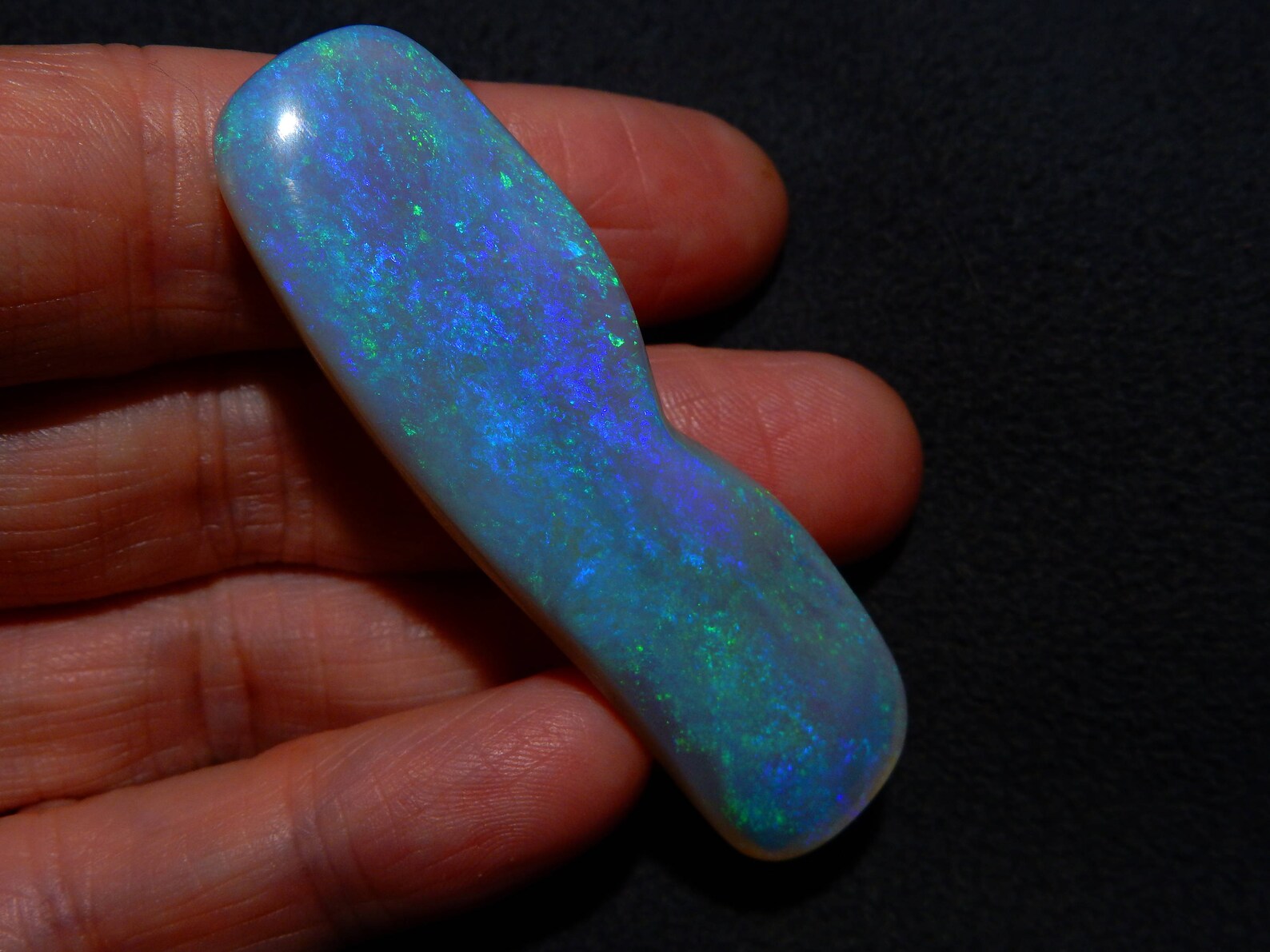 Huge Andamooka Australian Opal Beautiful Bright Azure Blue and - Etsy ...