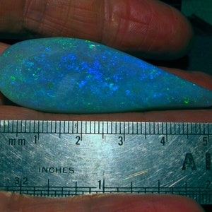 Huge Andamooka Australian Opal Beautiful Bright Azure Blue and Green ...