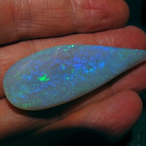 Huge Andamooka Australian Opal Beautiful Bright Azure Blue and Green ...