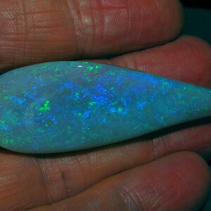 Huge Andamooka Australian Opal Beautiful Bright Azure Blue and Green ...