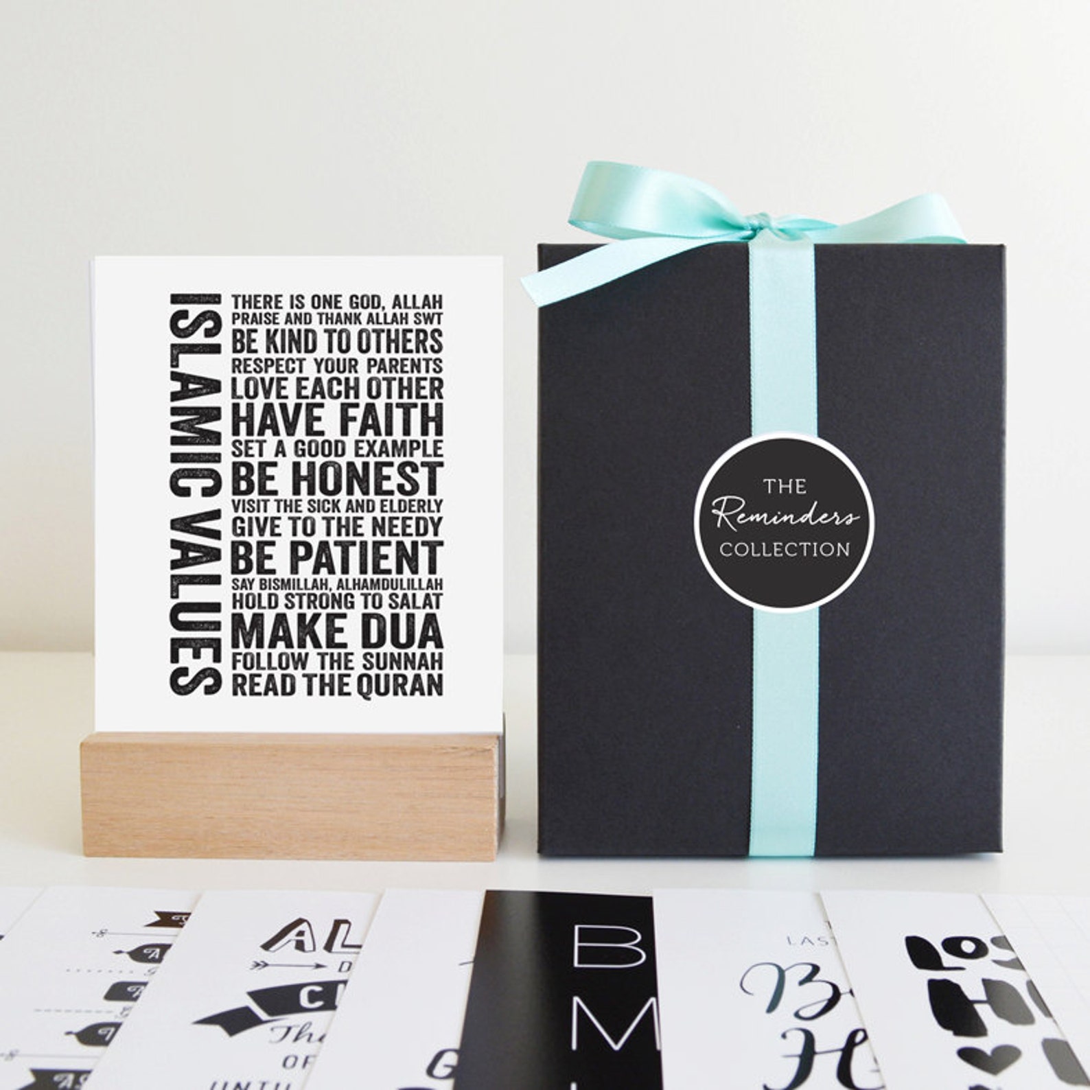 Islamic Quotes Gift Box Set reminders Collection | Etsy
